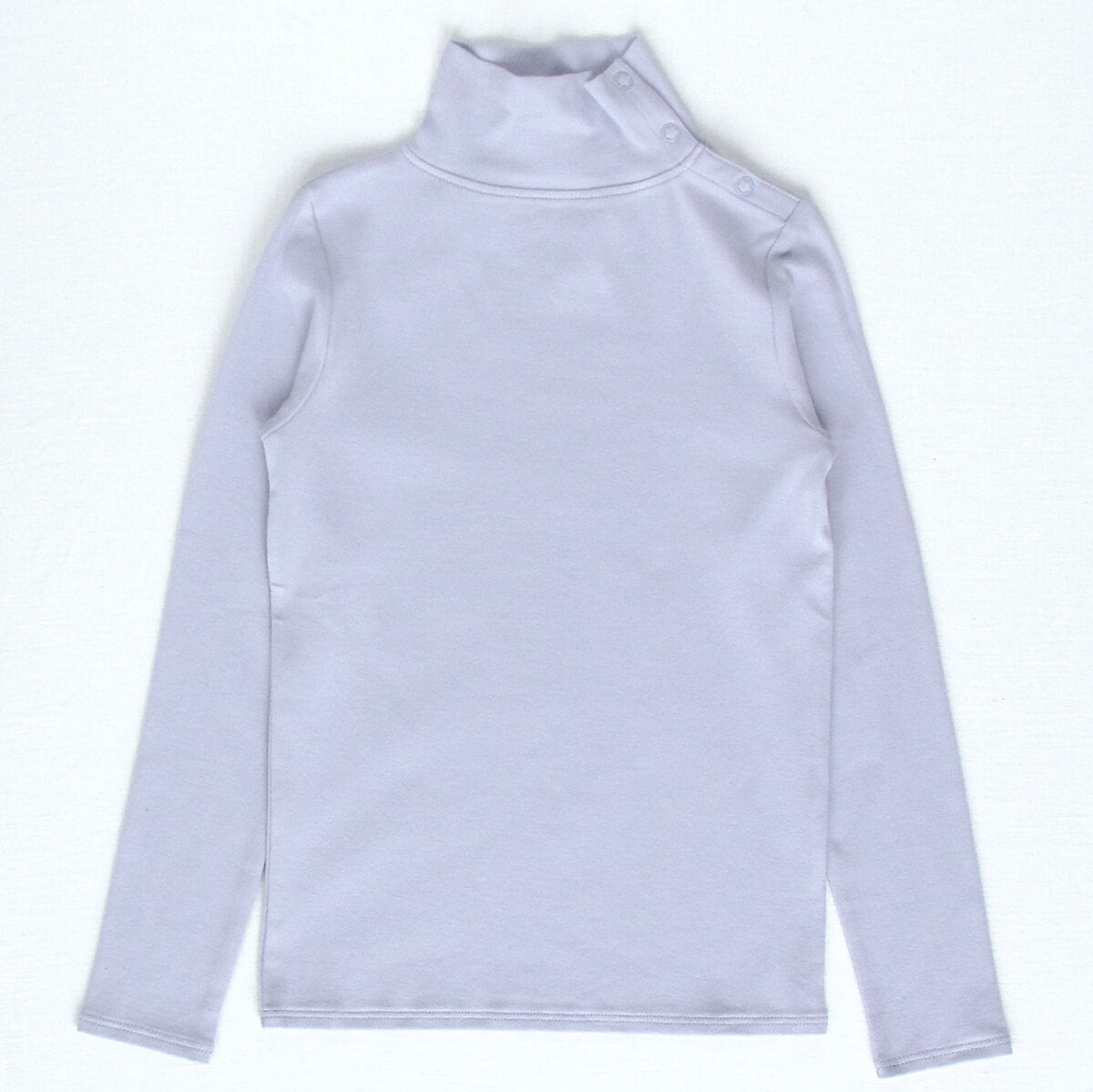 Pima Snap Turtleneck in Heather by Iver & Isla – Junior Edition