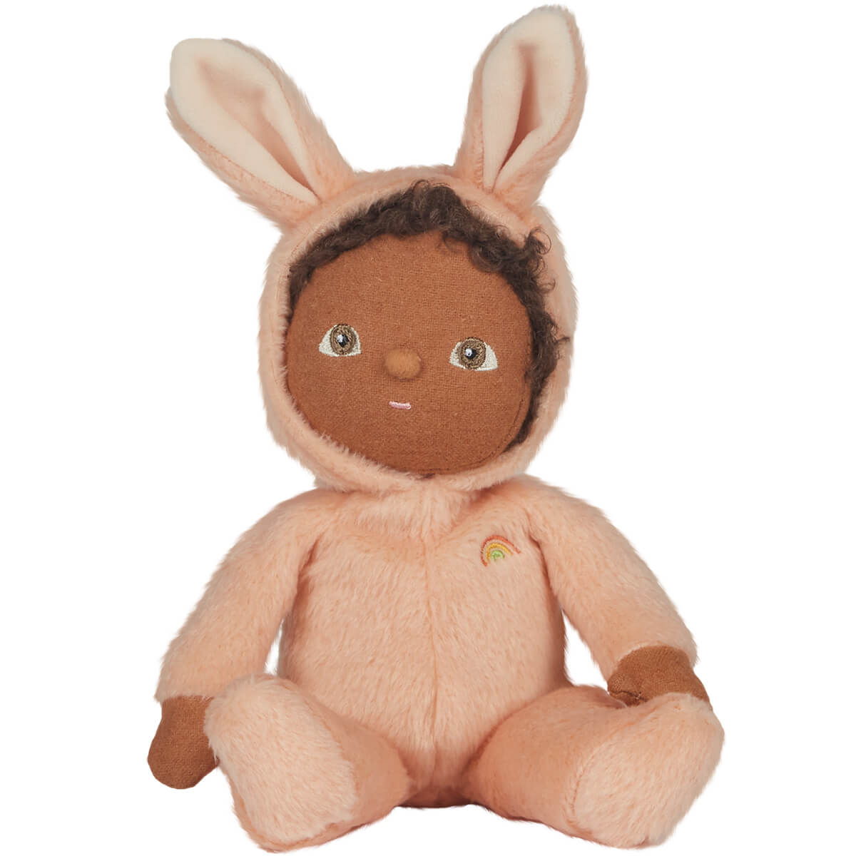 Babs Bunny Dinky Dinkum Fluffle Family Doll in Apricot by Olli Ella – Junior Edition