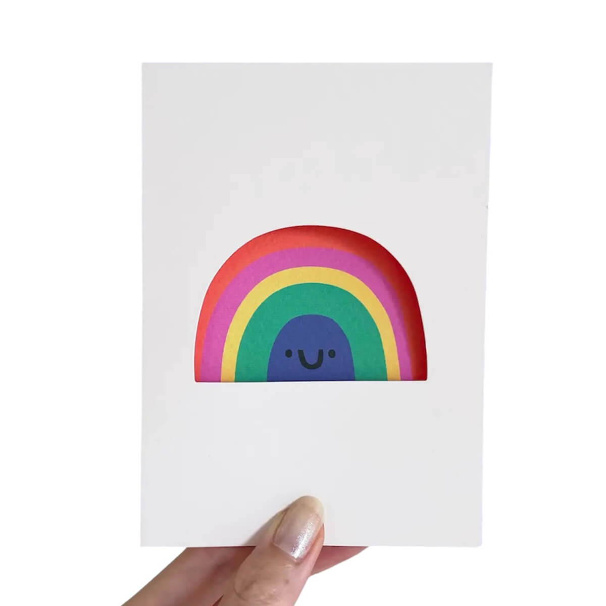Rainbow Greetings Card by Rumble Cards – Junior Edition