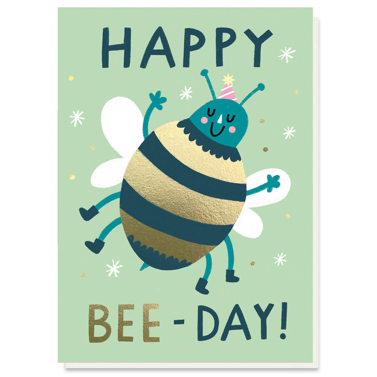 Buzzy Bee Birthday Greetings Card by Stormy Knight – Junior Edition