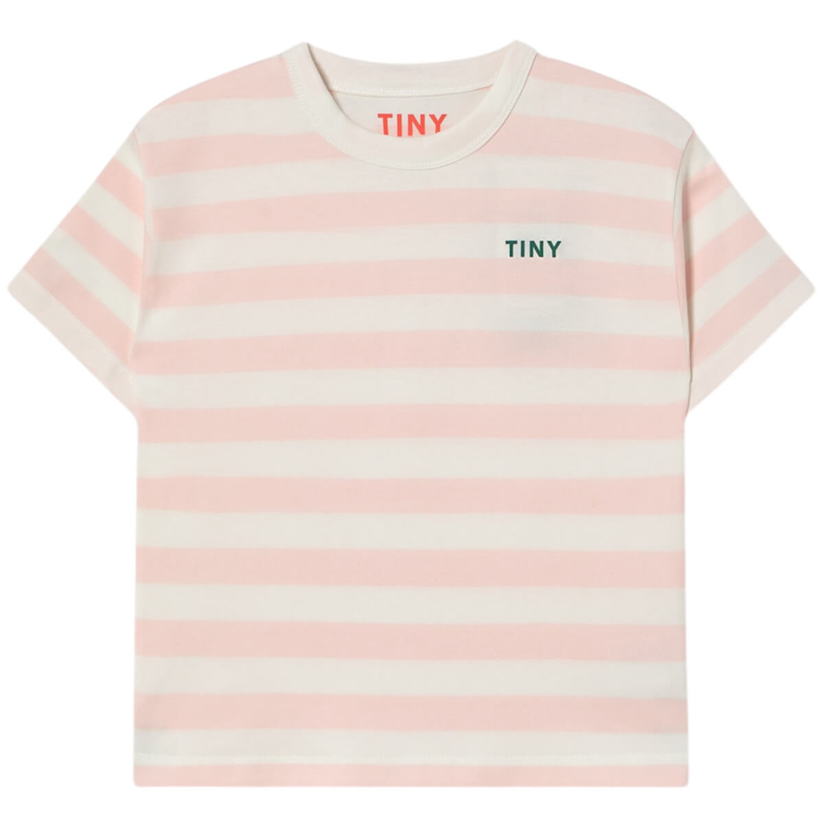 Stripes Tee in Pastel Pink/Off White by Tinycottons – Junior Edition