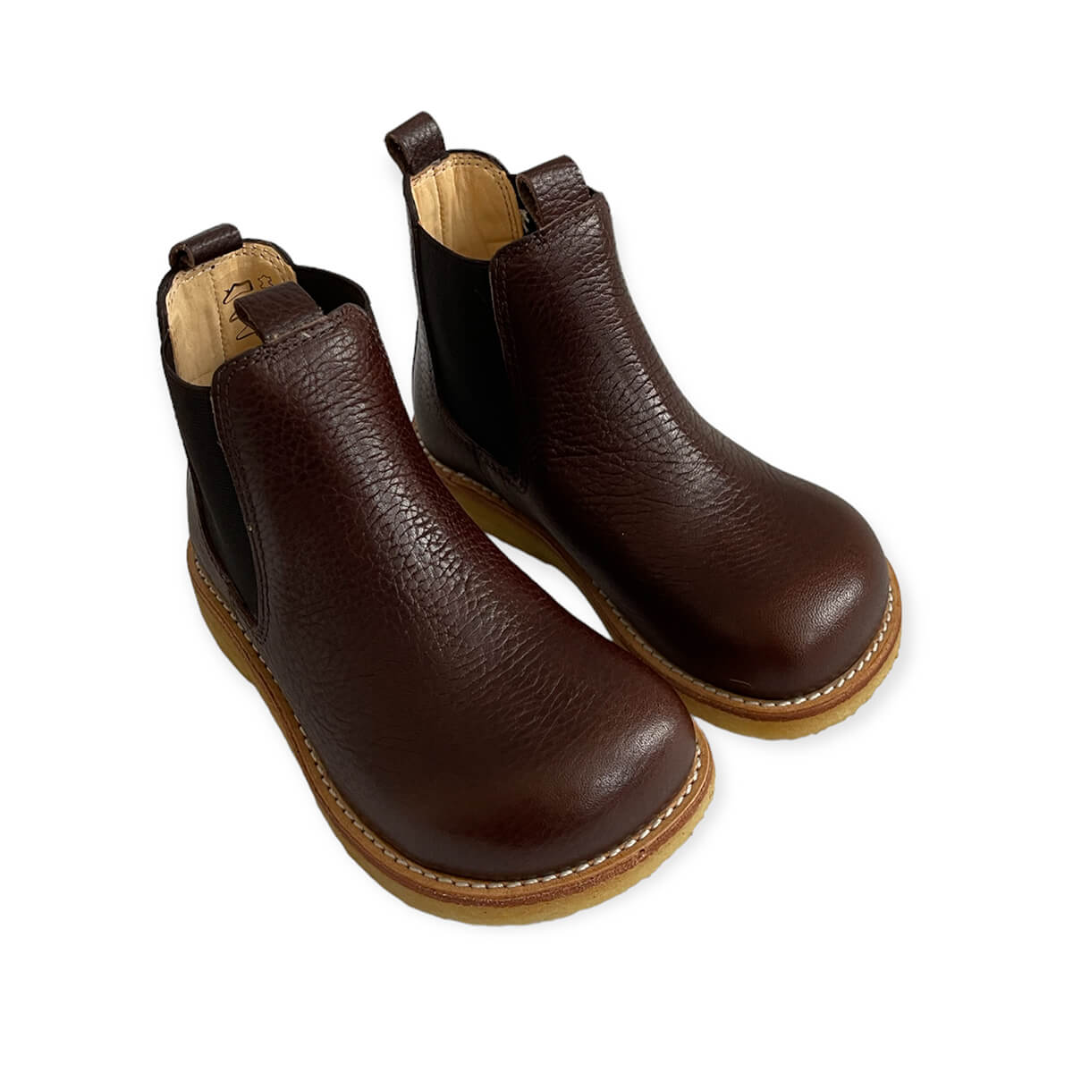 Wide Fit Classic Chelsea Boots in Angulus Brown by Angulus – Junior Edition