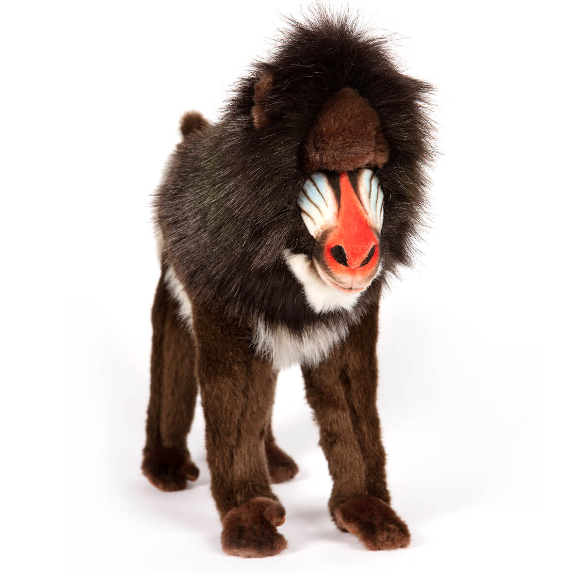 Large Mandrill (38cm) by Hansa – Junior Edition