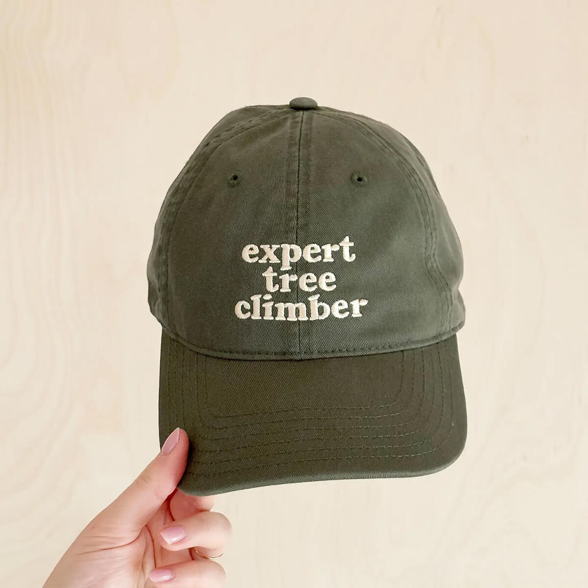 Expert Tree Climber Baseball Cap by Alphabet Bags – Junior Edition