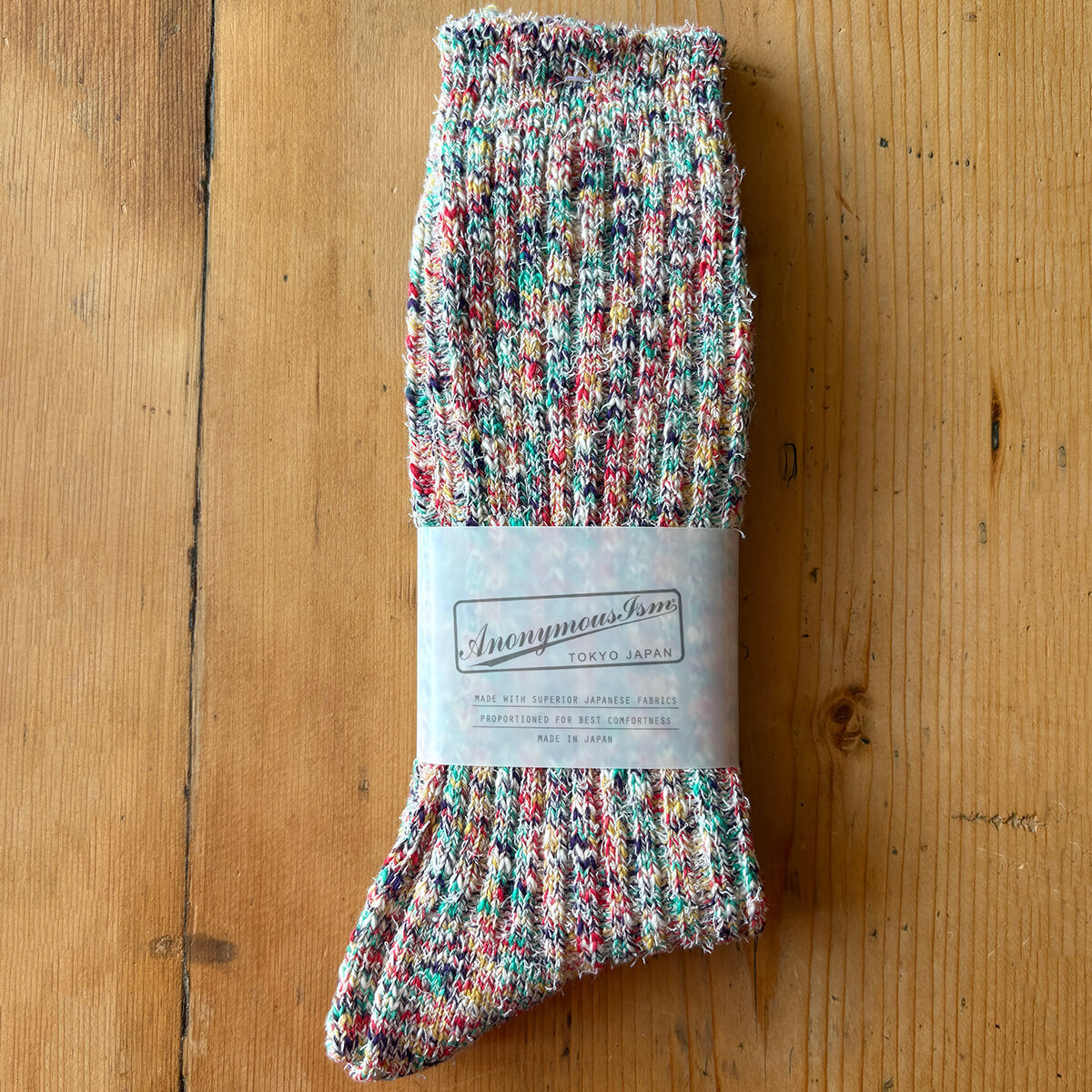 Homespun Art Yarn Crew Adult Socks in Multi by Anonymous Ism – Junior ...