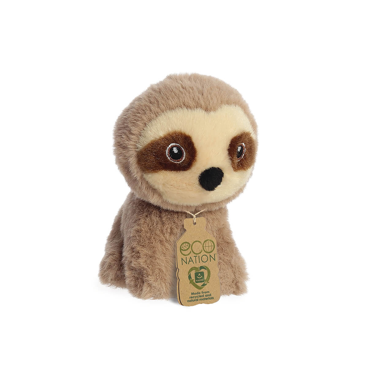 Mini Sloth Eco Nation Soft Toy by Aurora – Junior Edition