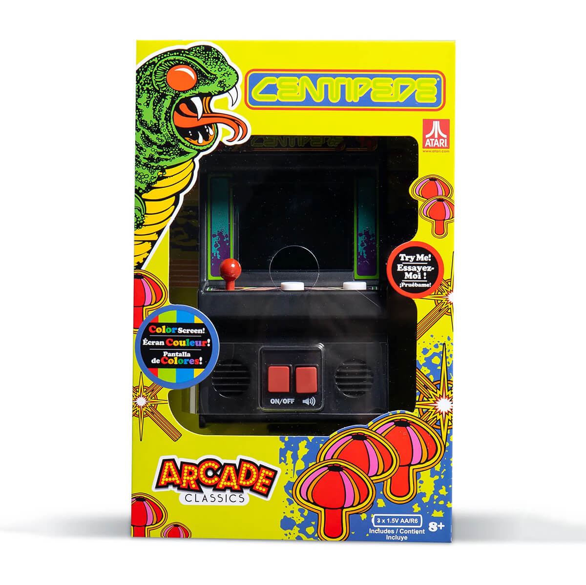 Centipede Mini Arcade Game by Hasbro – Junior Edition