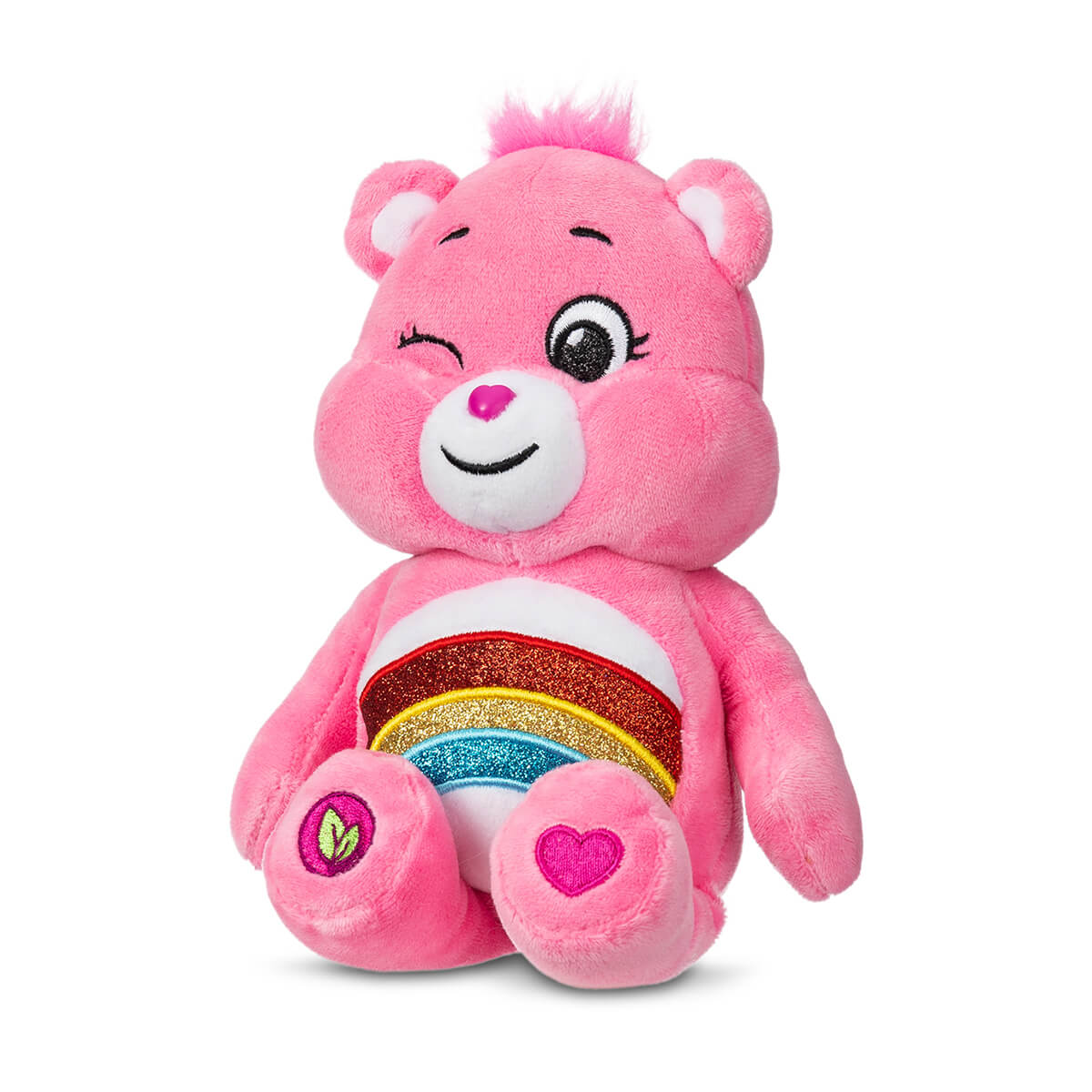 Care Bears Sparkle Cheer Bear Small (9") by Hasbro – Junior Edition