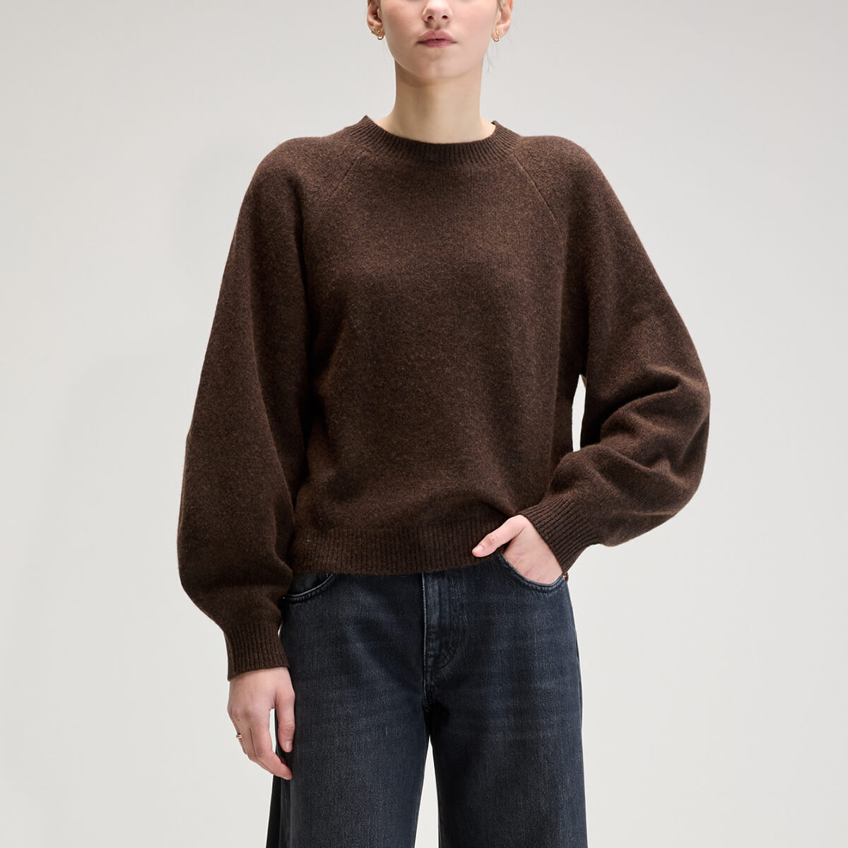 Ameka Sweater in Dark Roast by Bellerose – Junior Edition