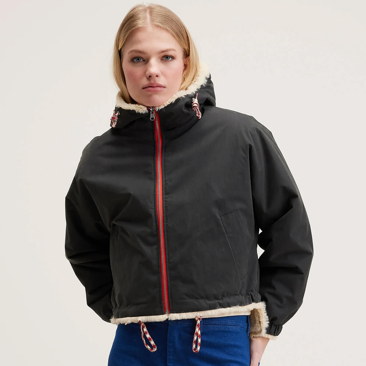 Loud Reversible Hooded Jacket in Pirate by Bellerose – Junior Edition