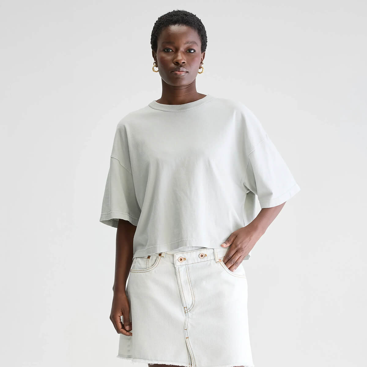 Voss Short Sleeve T-Shirt in Desert Sage by Bellerose – Junior Edition