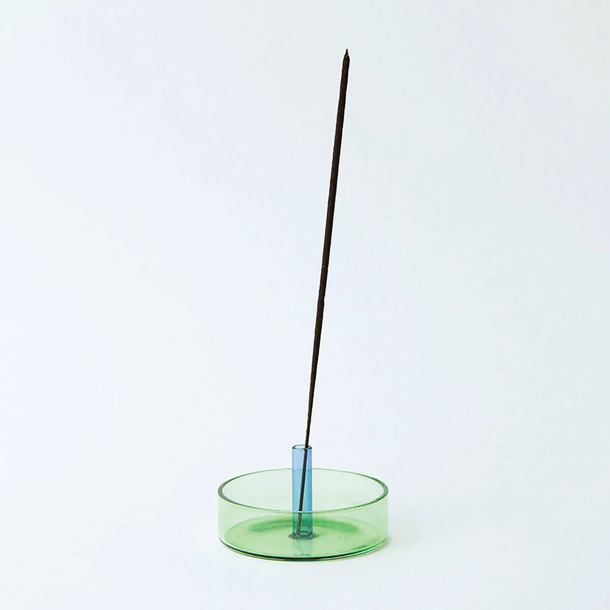 Duo Tone Glass Incense Holder in Green / Blue by Block Design – Junior ...