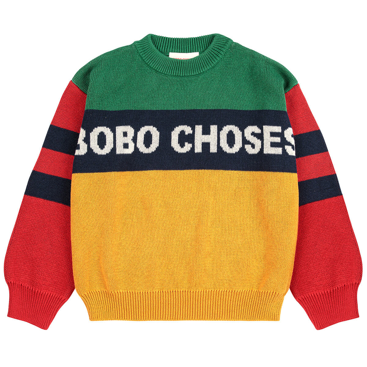 Bobo Choses Colour Block Jumper by Bobo Choses – Junior Edition