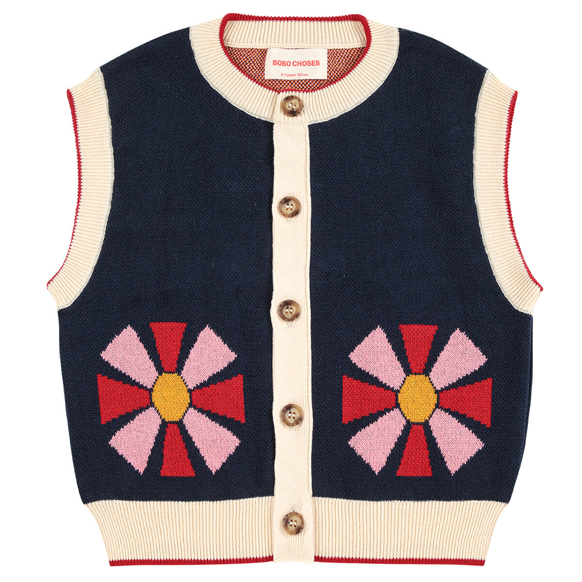 Kaleidoscope Knit Vest by Bobo Choses – Junior Edition