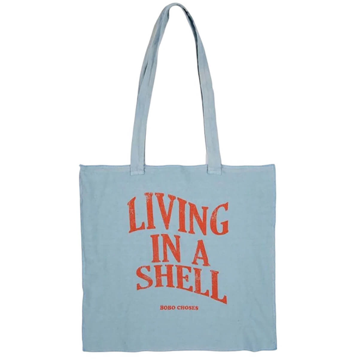 Living In A Shell Tote Bag in Blue by Bobo Choses – Junior Edition