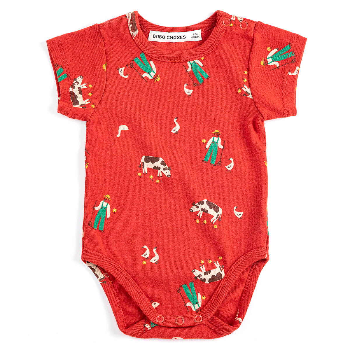 Farm Adventure All Over Baby Body by Bobo Choses – Junior Edition