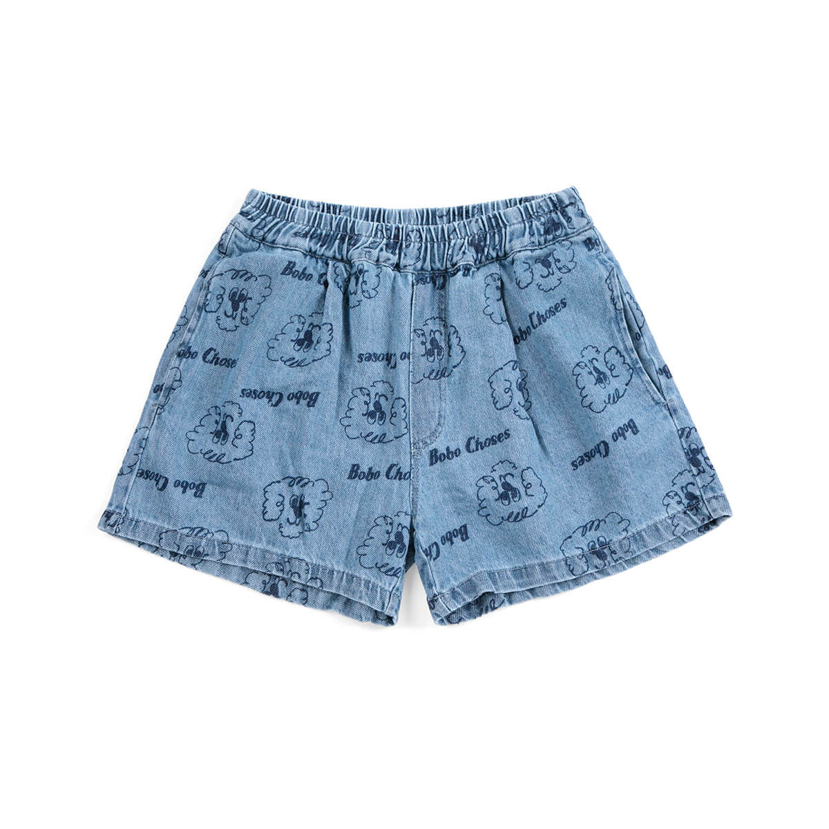 Pickles The Dog All Over Denim Short by Bobo Choses – Junior Edition