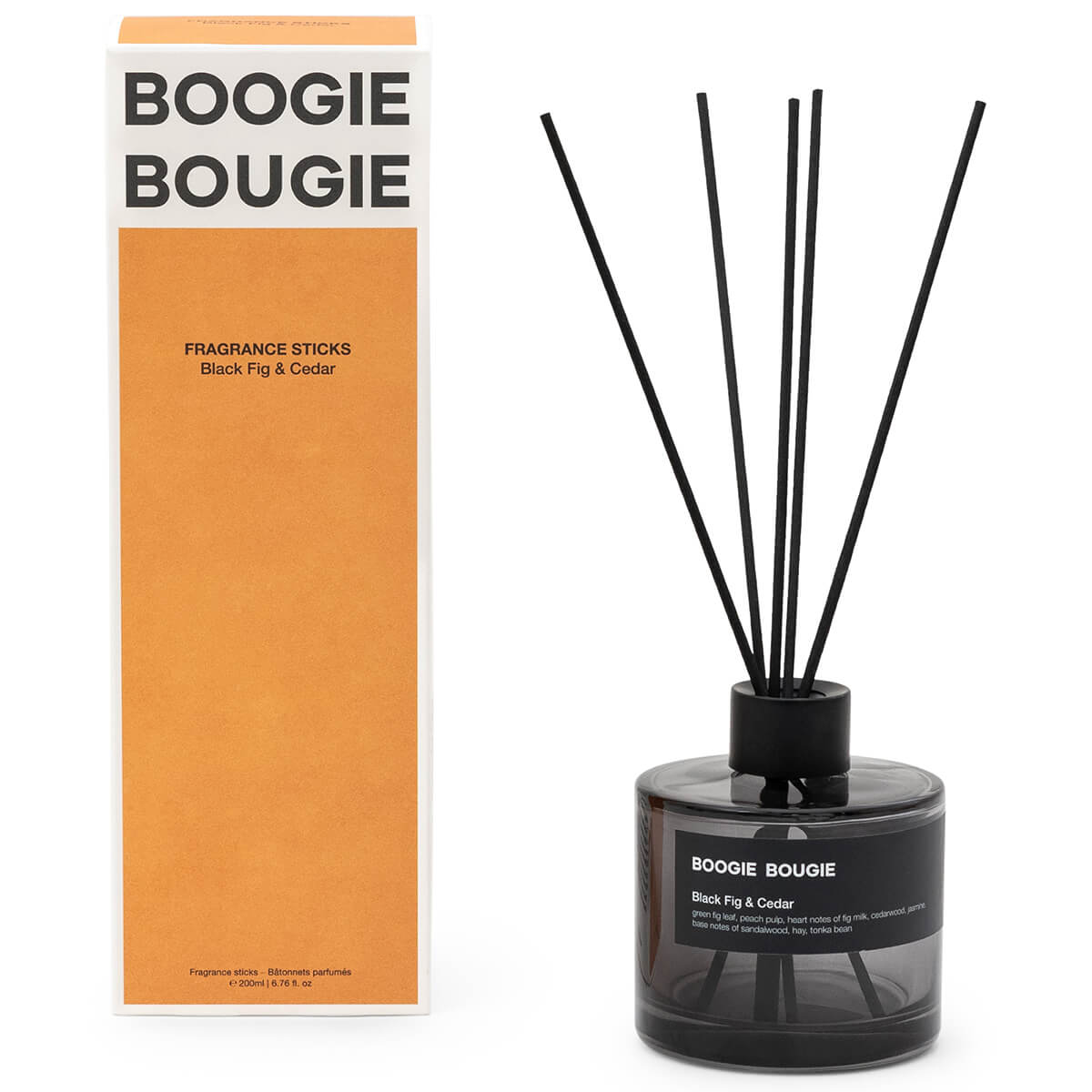 Black Fig & Cedar Fragrance Sticks by Boogie Bougie – Junior Edition