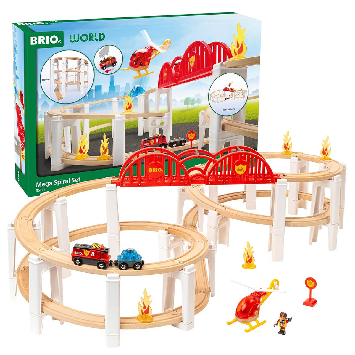Mega Spiral Set by Brio – Junior Edition