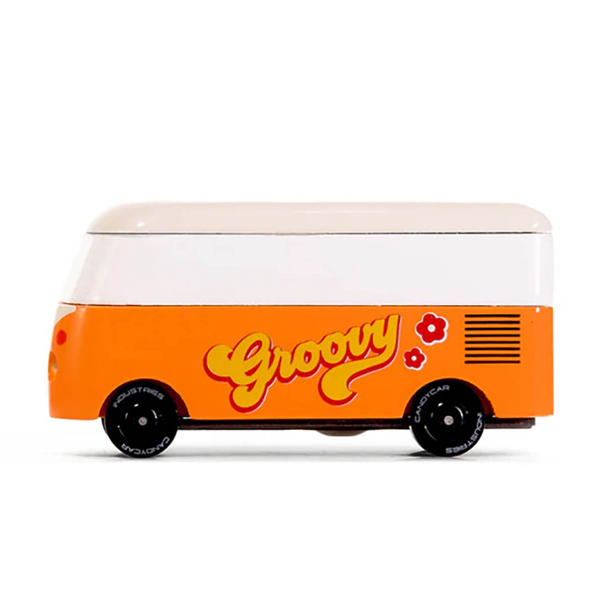 VW T1 Groovy Orange Van Mini Candyvan By Candylab Toys – Junior Edition