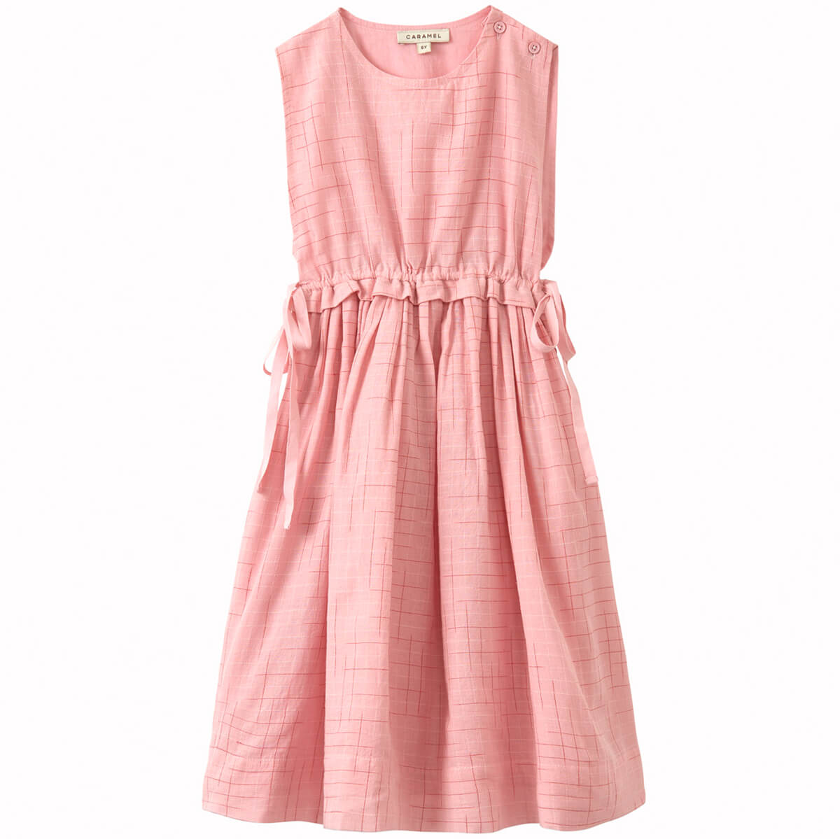Colima Dress in Pink Check by Caramel - Last One In Stock - 3 Years ...