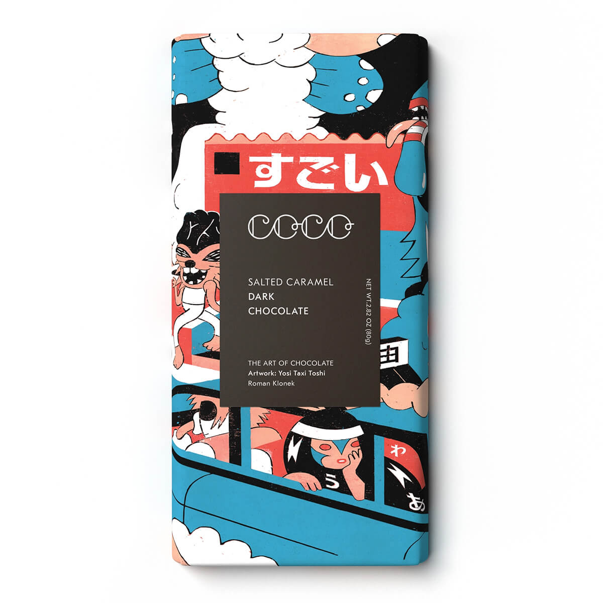 Salted Caramel Dark Chocolate Bar by Coco Chocolatier – Junior Edition