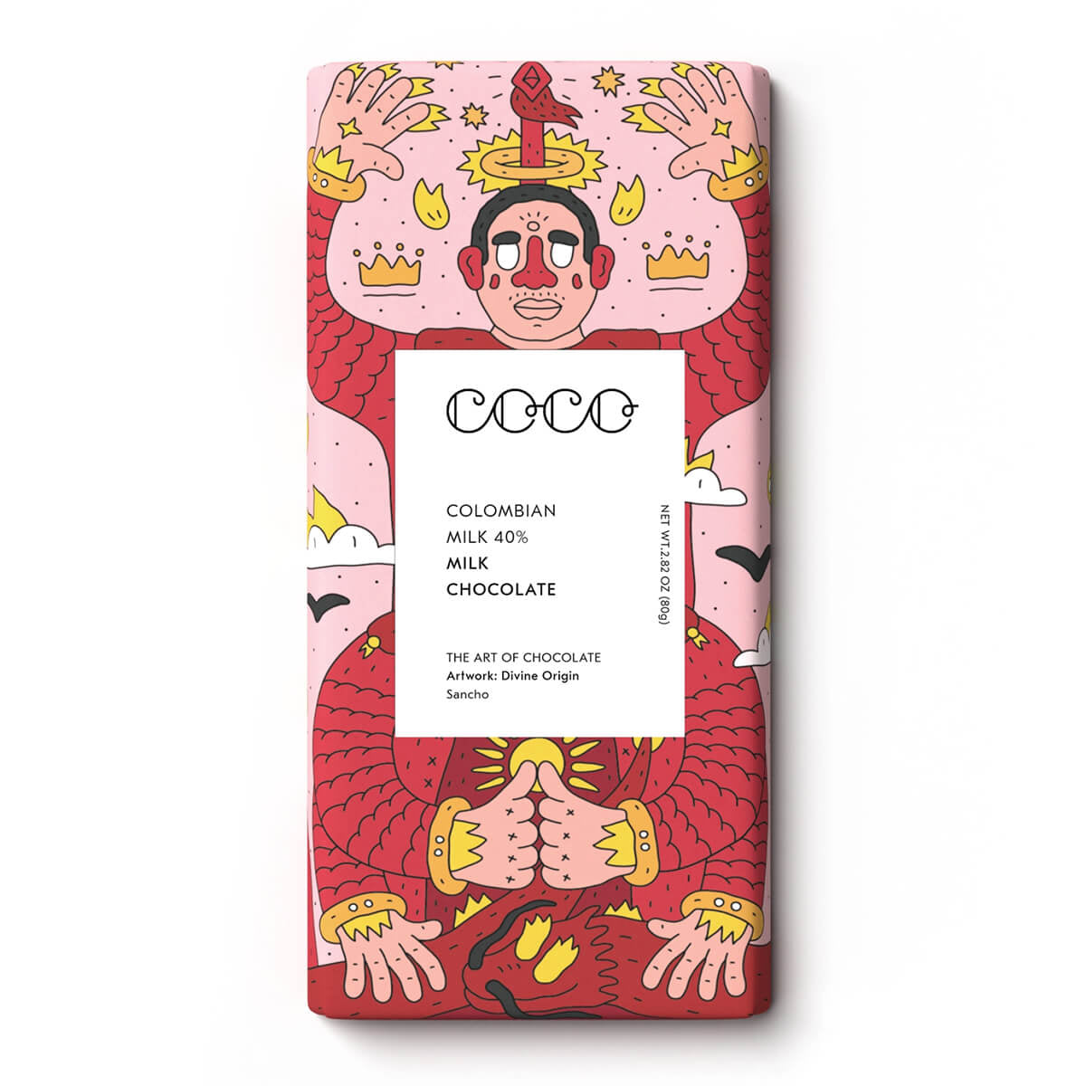Colombian 40% Milk Chocolate Bar by Coco Chocolatier – Junior Edition
