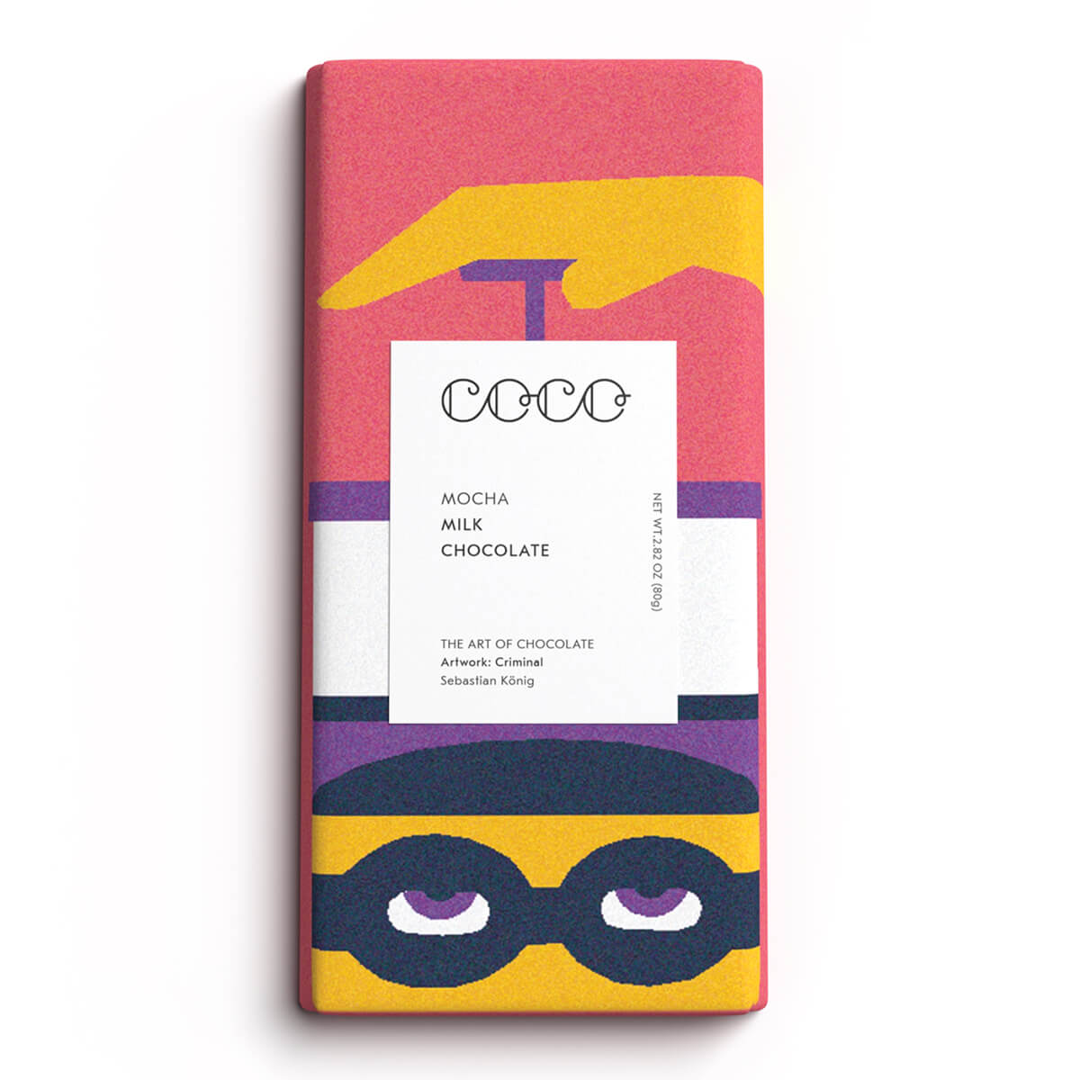 Mocha Milk Chocolate Bar by Coco Chocolatier – Junior Edition