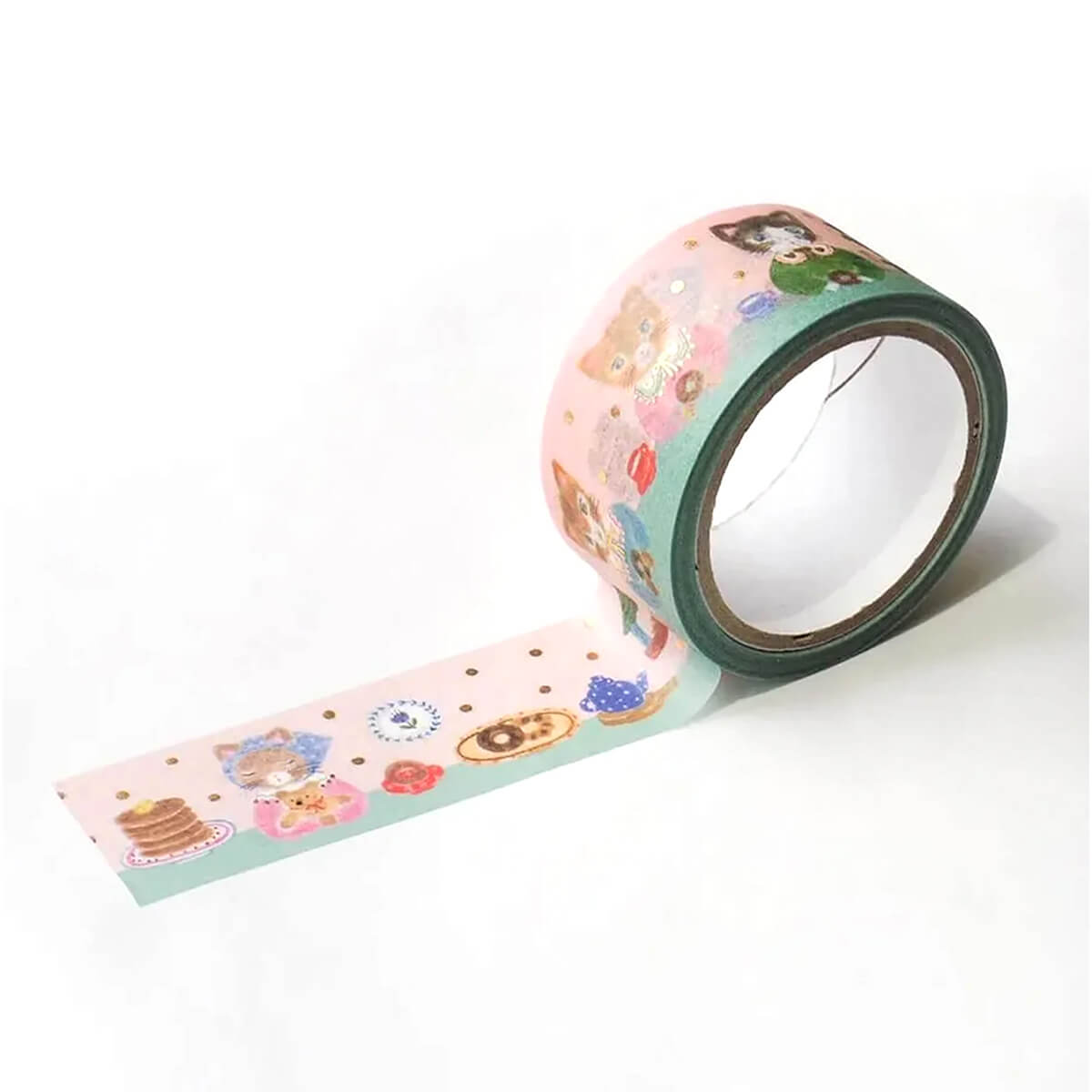 Snack Time 20mm Aiko Fukawa Foil Washi Tape by Cozyca – Junior Edition