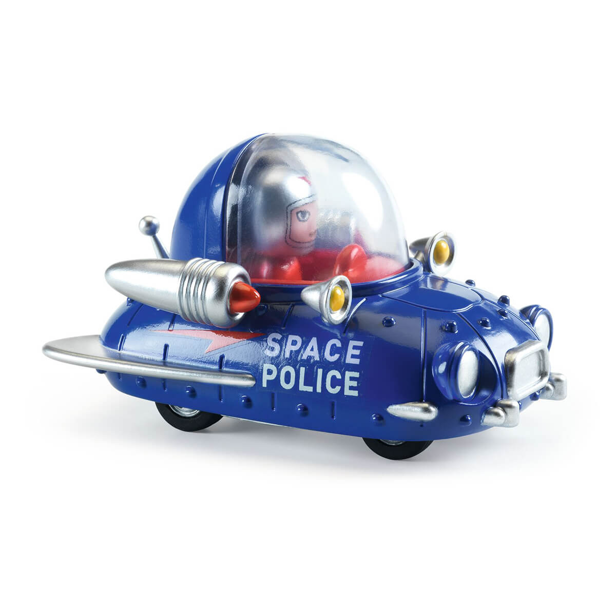 Crazy Motors Space Police Car by Djeco – Junior Edition