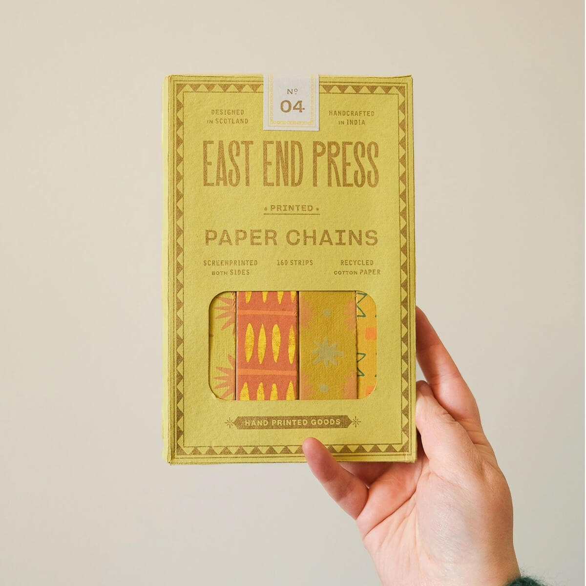 Paper Chain Kit in Yellow and Green by East End Press – Junior Edition