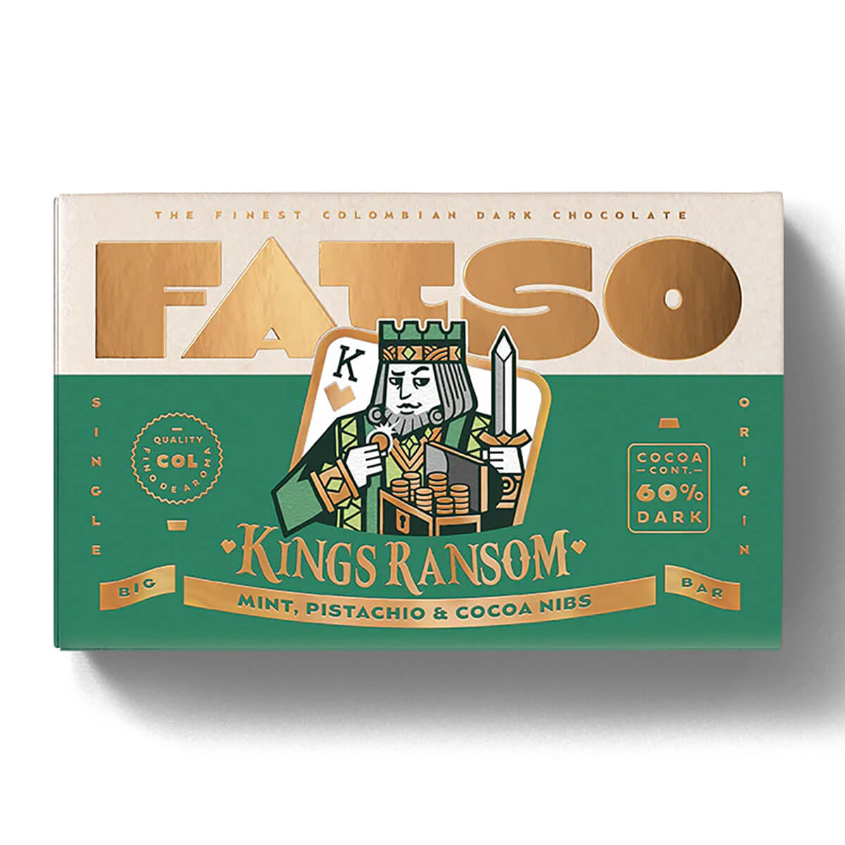 King's Ransom 60% Dark Chocolate Bar by Fatso – Junior Edition