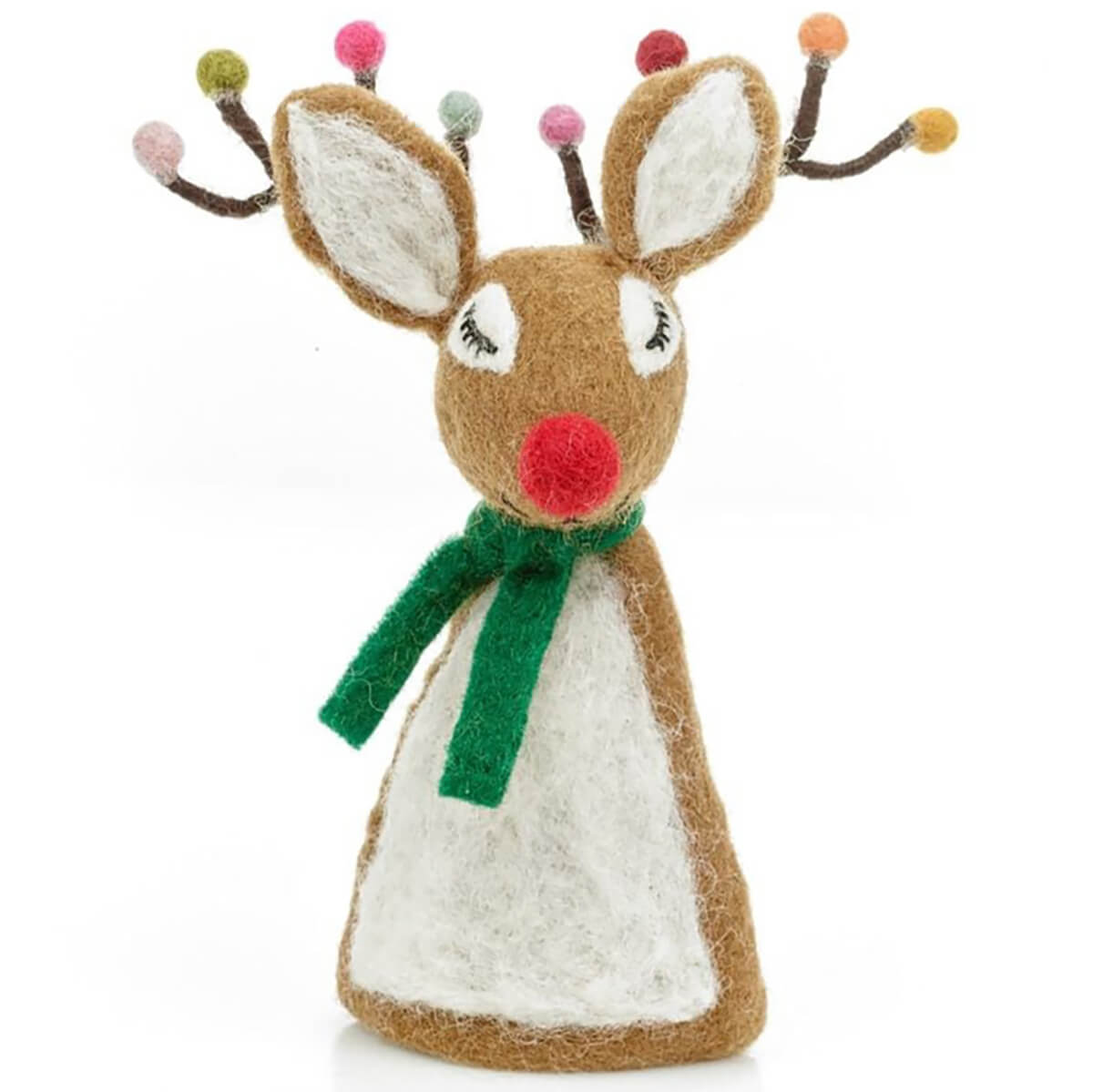 Sassy Rudolph Christmas Tree Topper by Felt So Good – Junior Edition