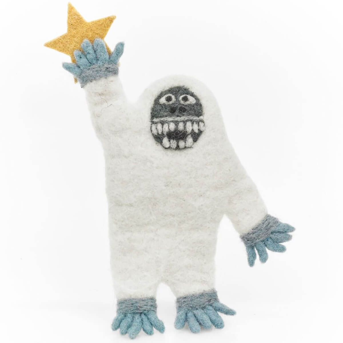 Yeti Christmas Tree Topper by Felt So Good – Junior Edition