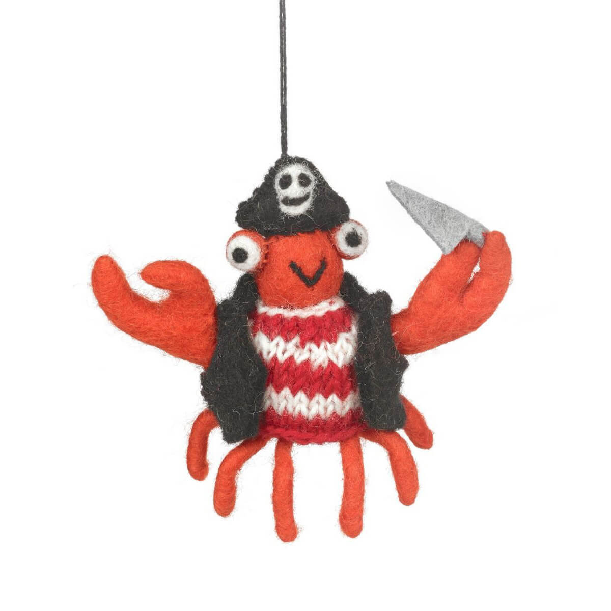 Jolly Rodger The Crab Sealife Hanging Decoration by Felt So Good ...