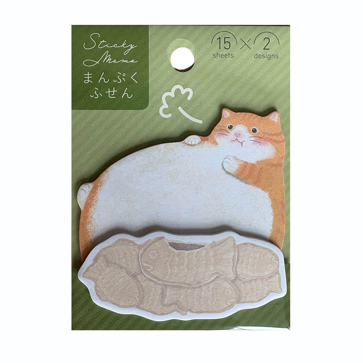 Greedy Ginger Cat Sticky Notes by Gakken Japan – Junior Edition