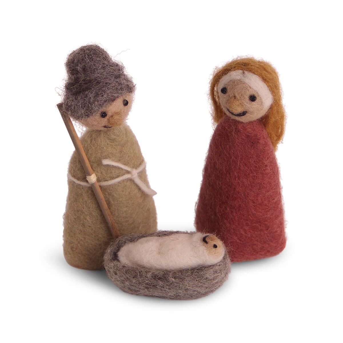 Nativity Set: Jesus, Mary And Joseph by Gry & Sif – Junior Edition