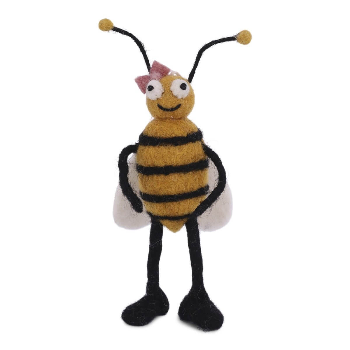 Small Bee Girl Hanging Decoration by Gry & Sif – Junior Edition