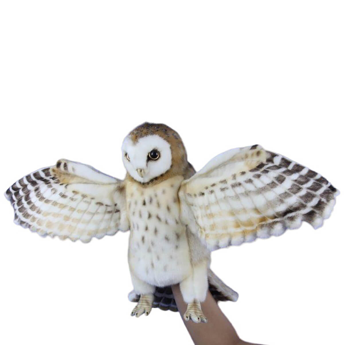 Barn Owl Puppet (57cm) by Hansa – Junior Edition
