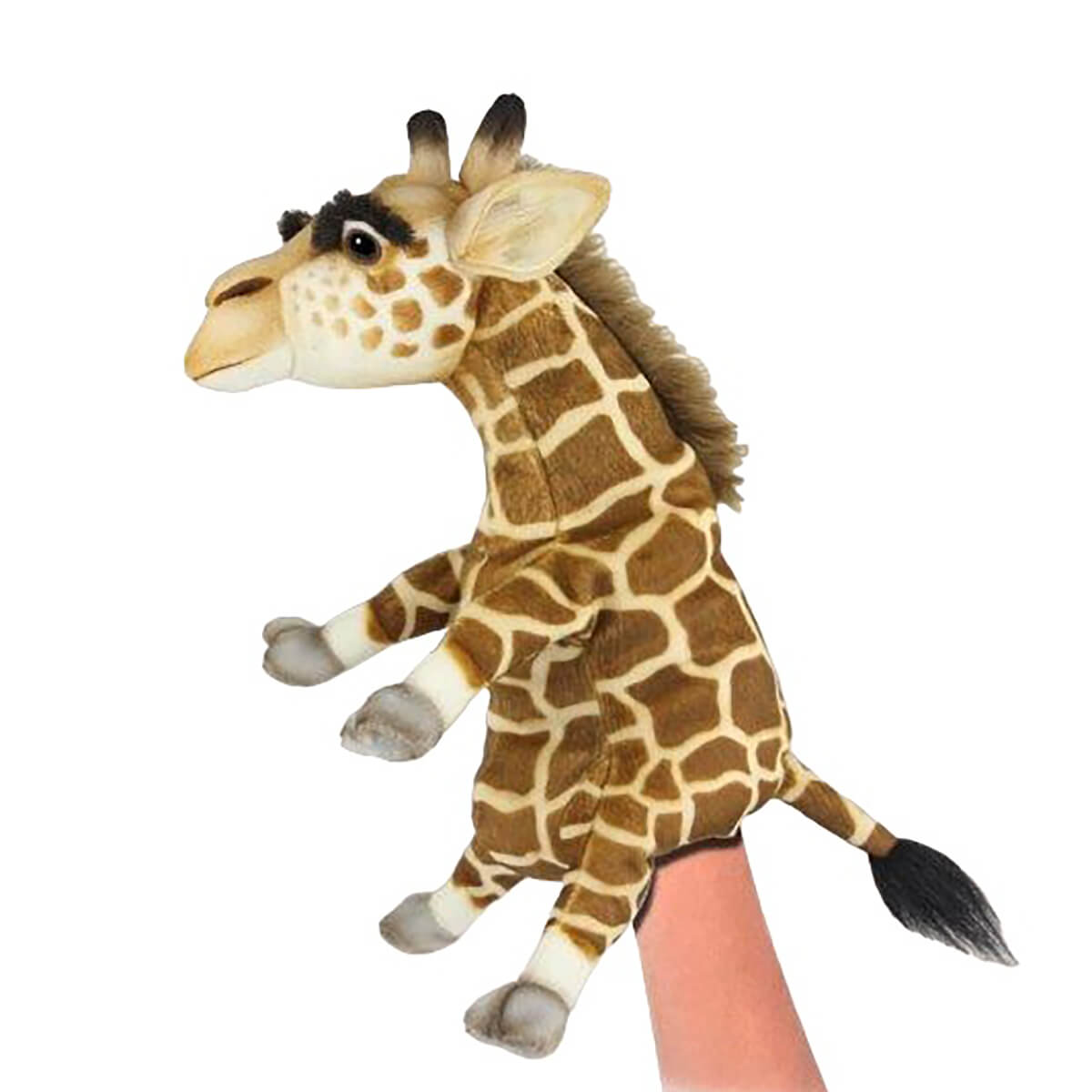 Giraffe Puppet (33cm) by Hansa – Junior Edition