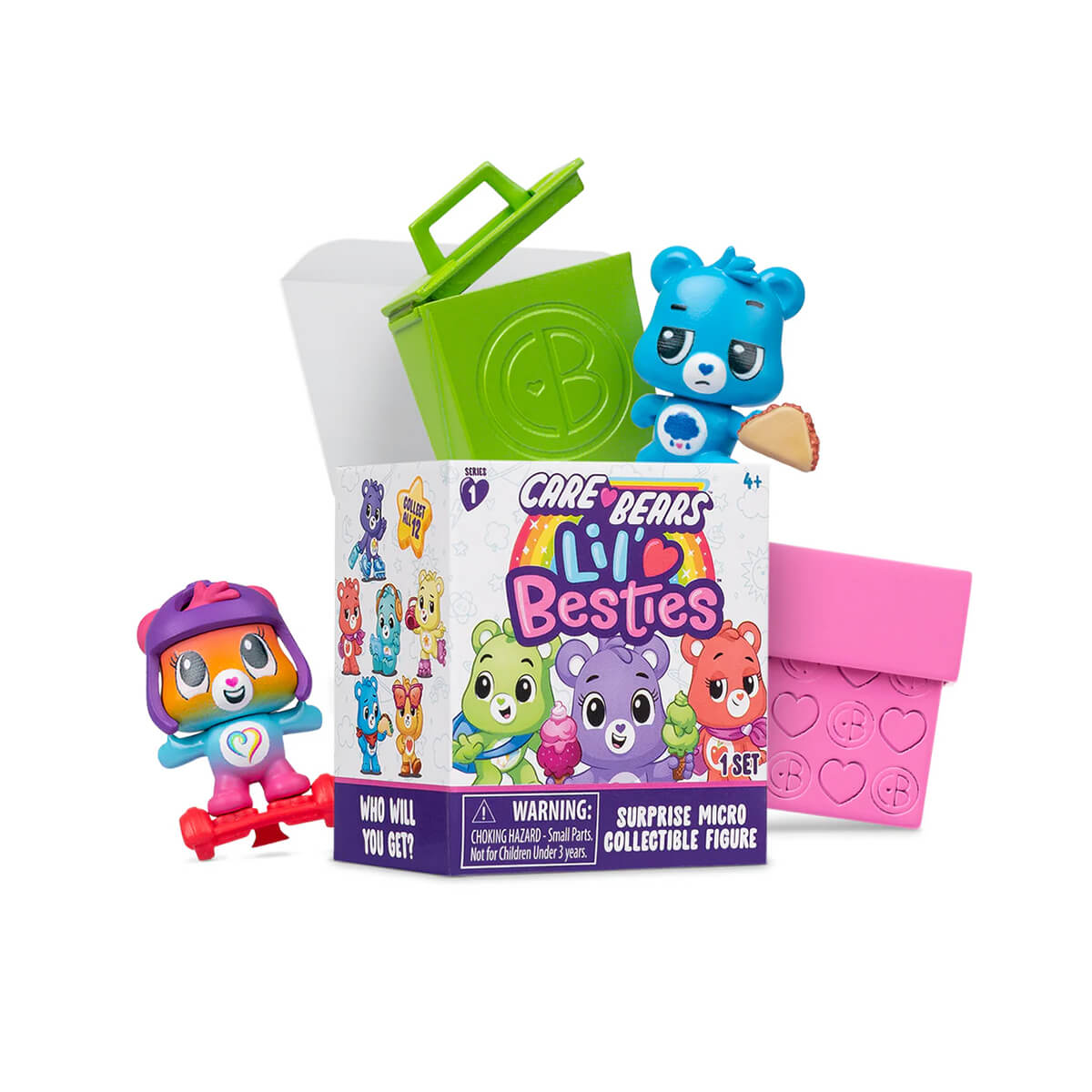 Care Bears Lil' Besties Suprise Play Figures by Hasbro / Basic Fun ...
