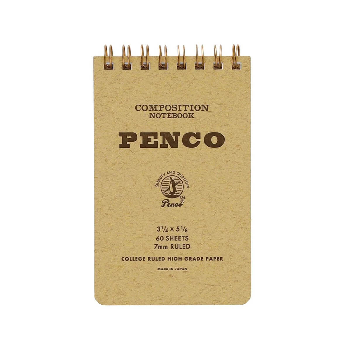 Small Coil Notepad in Natural by Hightide Penco – Junior Edition