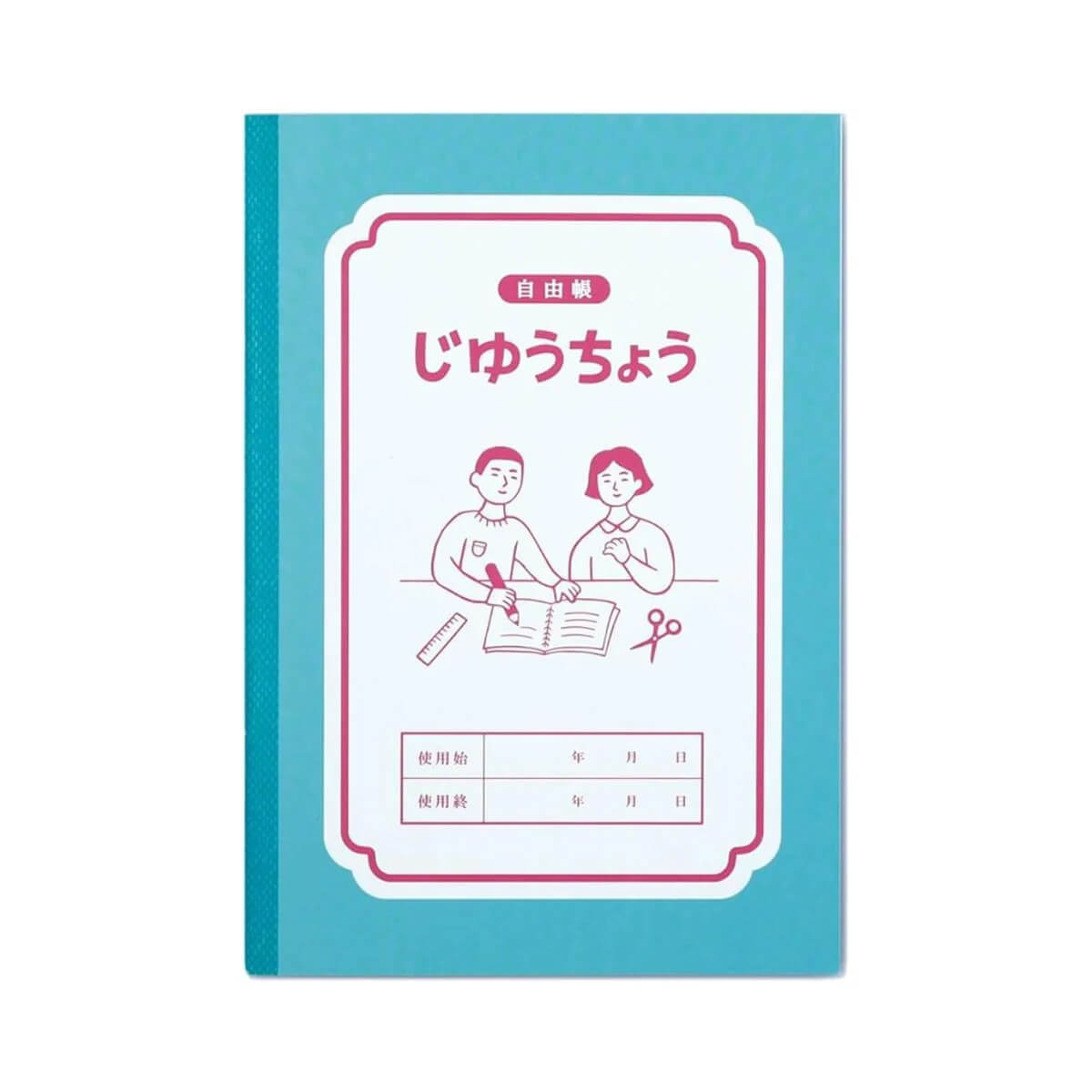 B6 Retro Pop-Style Free Notebook in Turquoise by Hightide Penco ...