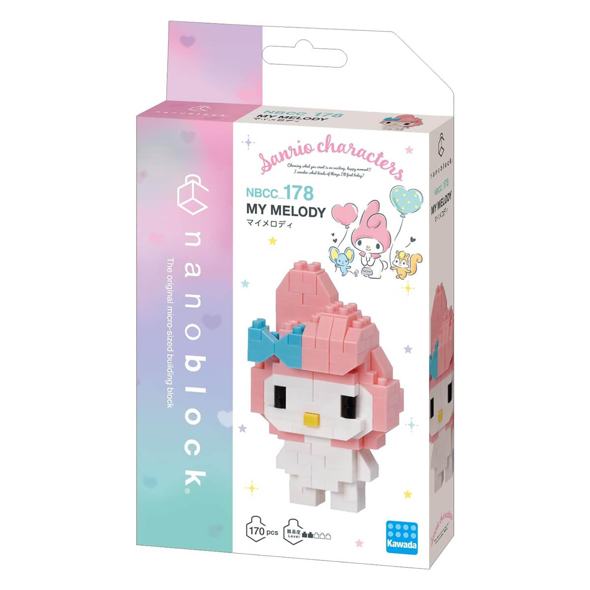Nanoblock Sanrio Characters My Melody by Kawada – Junior Edition
