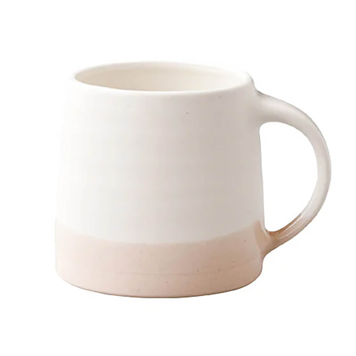 SCS-S03 Mug in White x Pink Beige by Kinto – Junior Edition