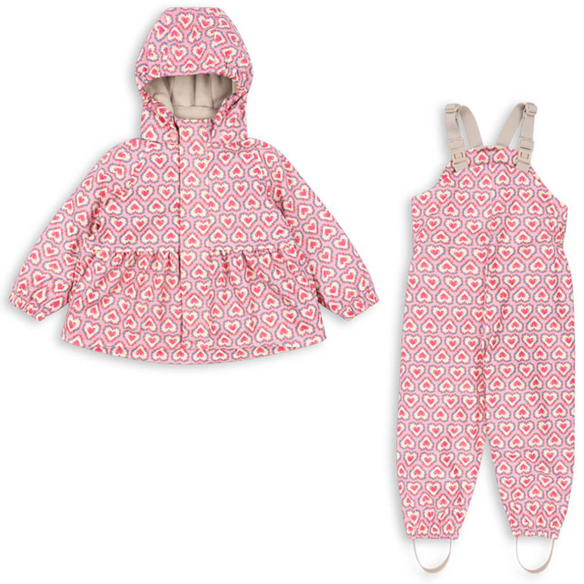 Rainy Palme Set in Felice Rose by Konges Slojd – Junior Edition
