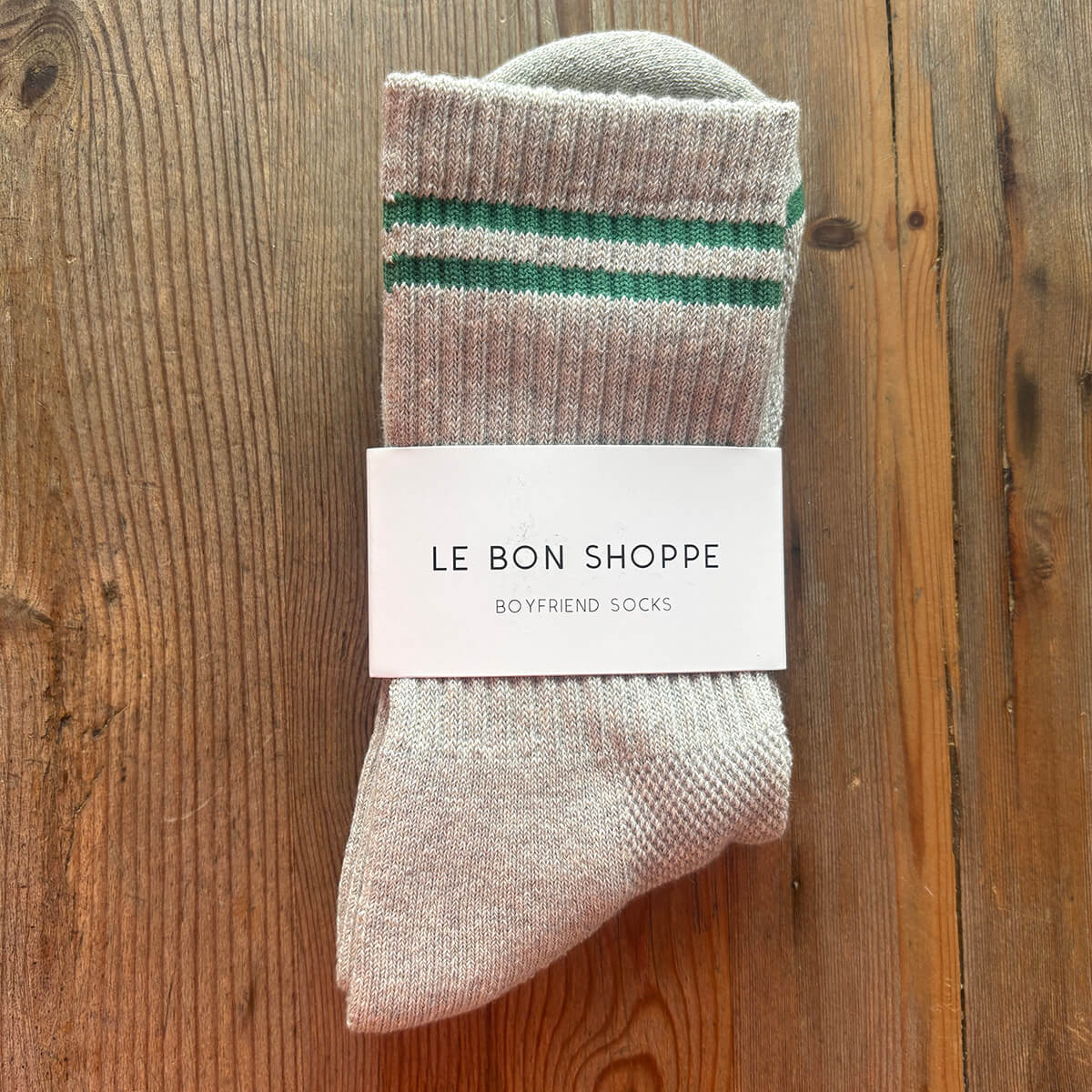 Boyfriend Adult Socks in Light Grey by Le Bon Shoppe – Junior Edition