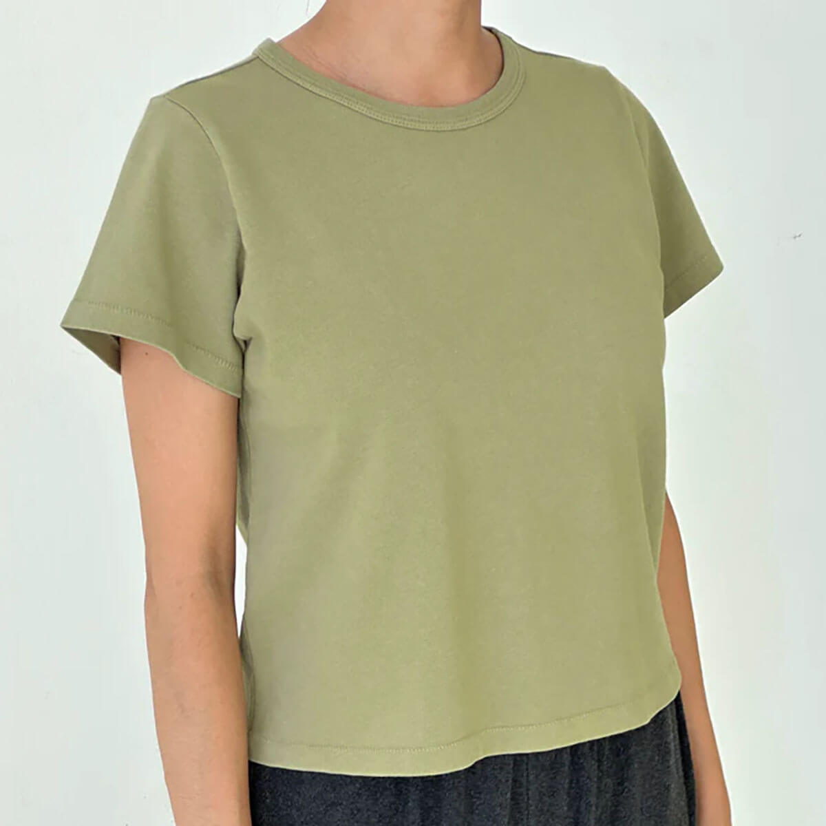 The Little Boy Tee in Mint Dust by Le Bon Shoppe – Junior Edition