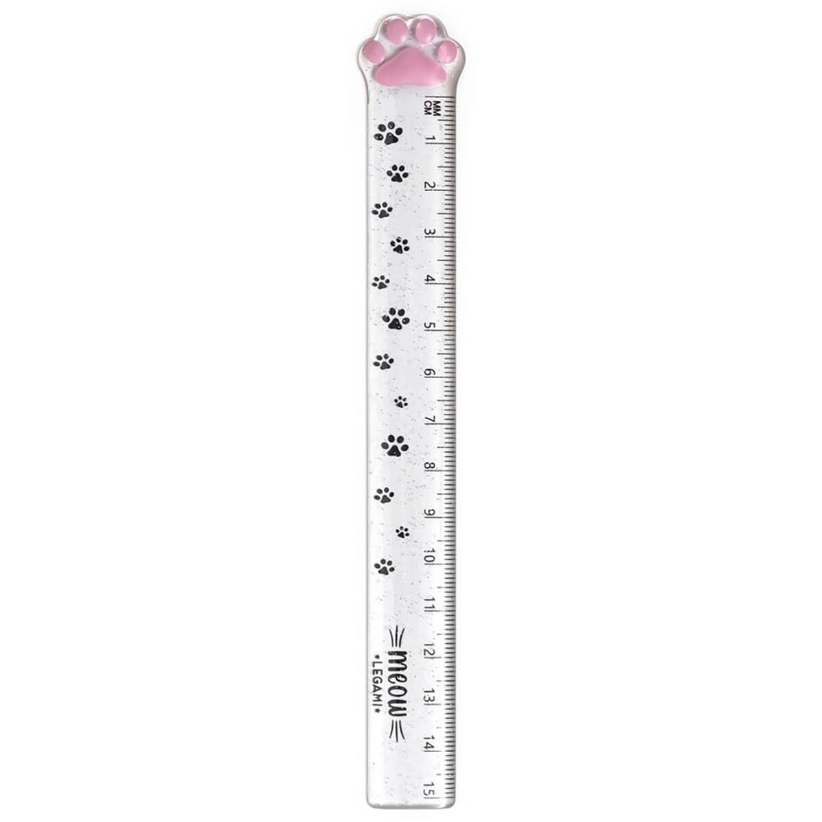 Meow Cat Ruler (15cm) by Legami – Junior Edition