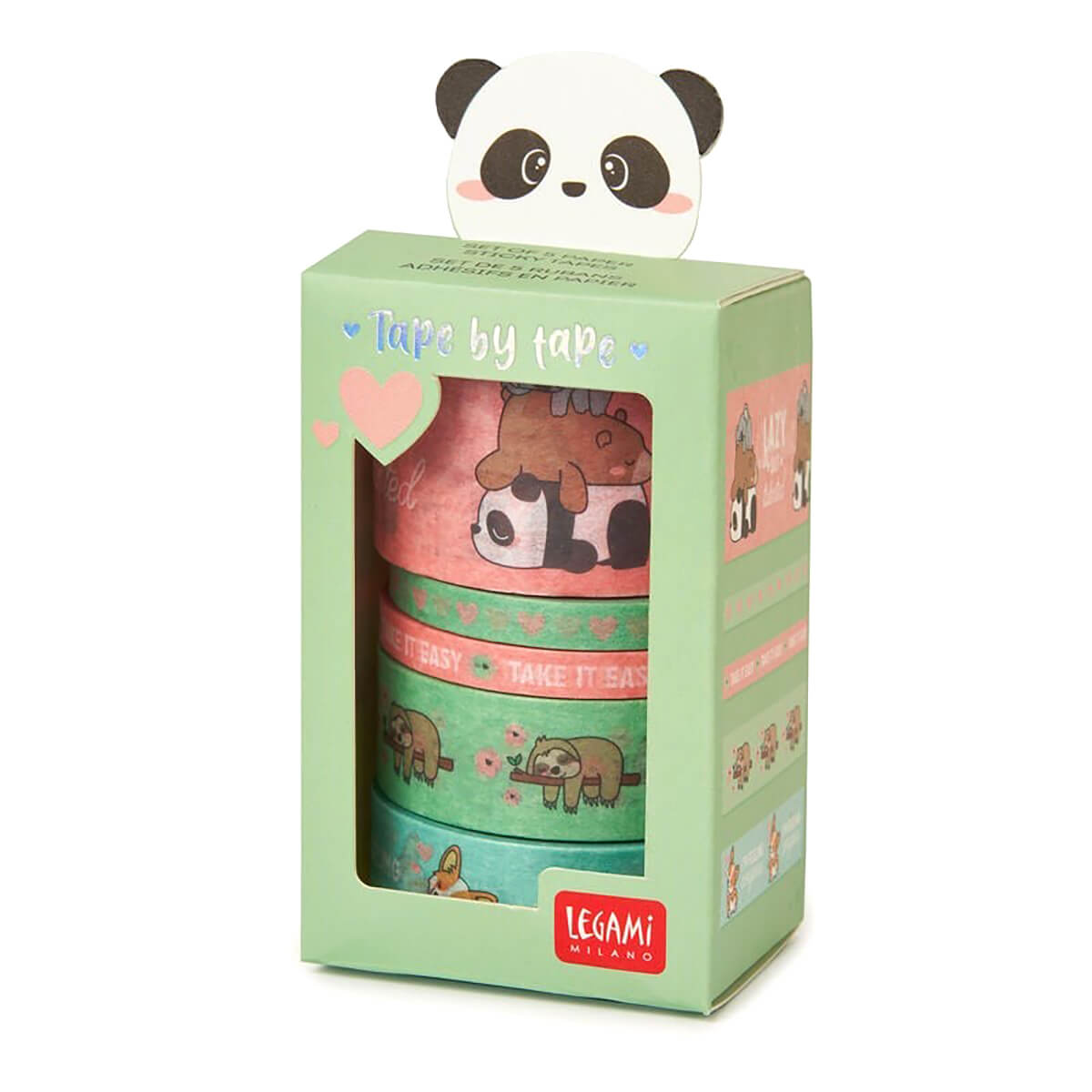 Animals Tape By Tape Box Of Five Paper Sticky Tapes by Legami – Junior ...